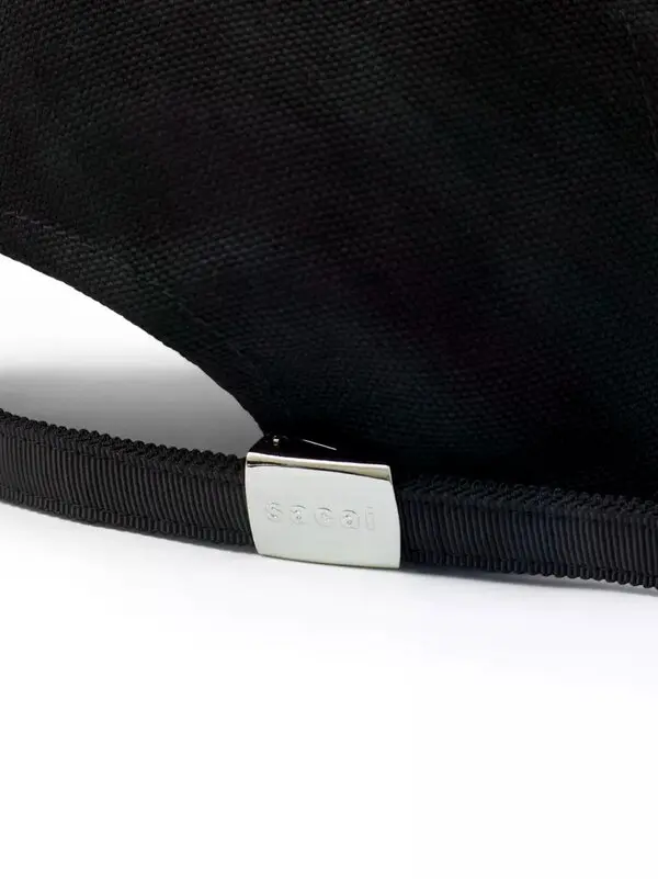 Carhartt Work In Progress X Sacai Logo Patch Cap - Black