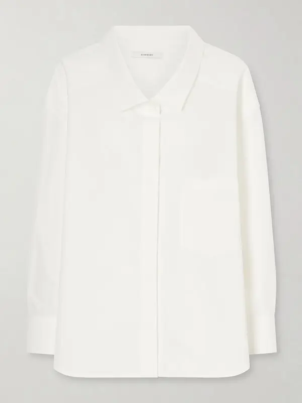 Givenchy Cotton-poplin Shirt - White