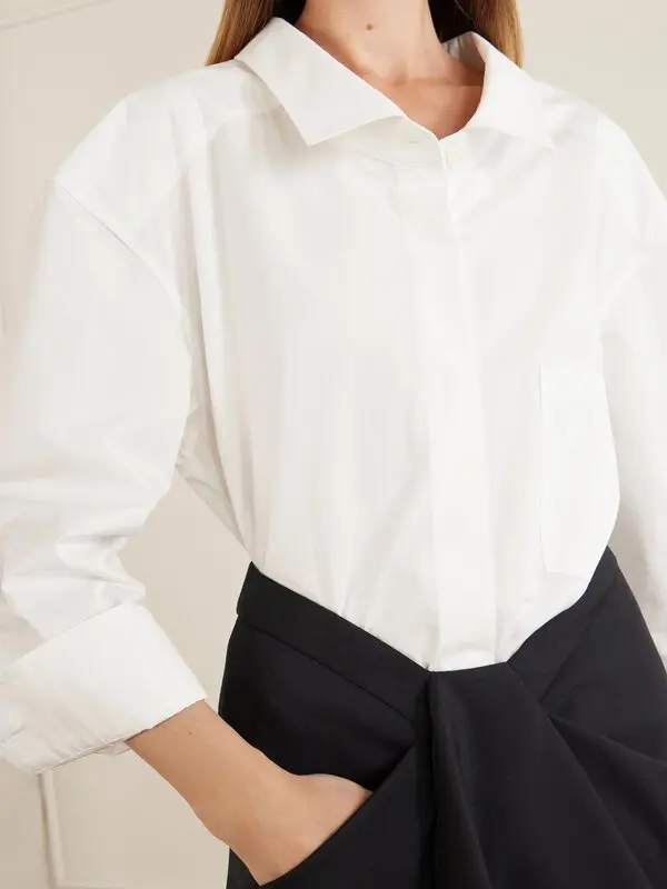 Givenchy Cotton-poplin Shirt - White