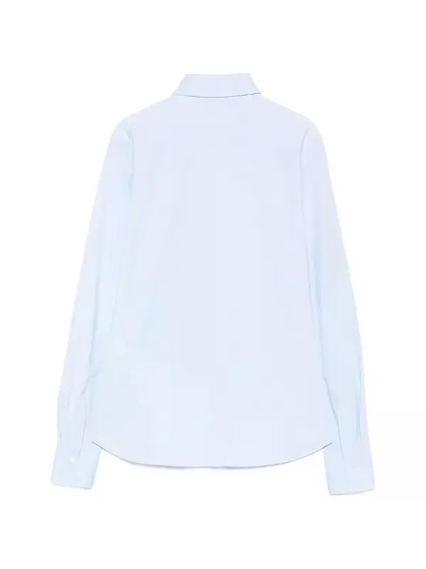 XACUS Sara Long-sleeve Button-down Shirt - Blue