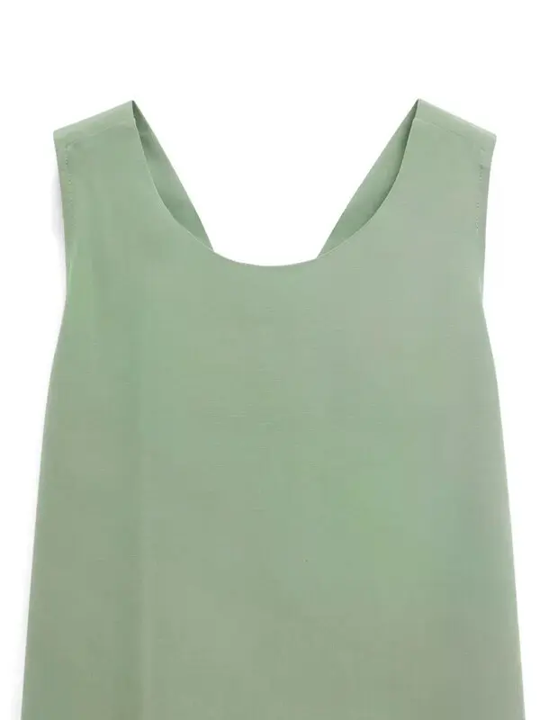 Aspesi Tie Back Maxi Dress - Green