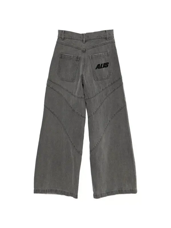 ALIS Panelled Barrel-leg Jeans