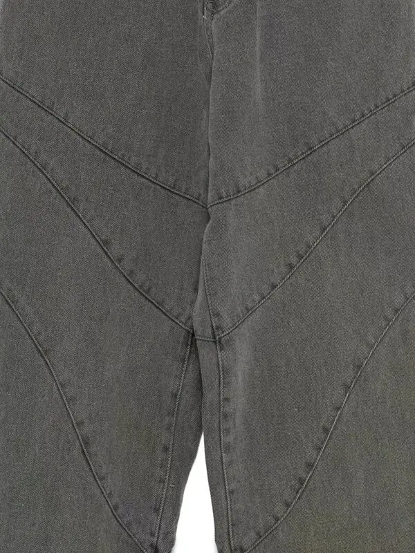 ALIS Panelled Barrel-leg Jeans