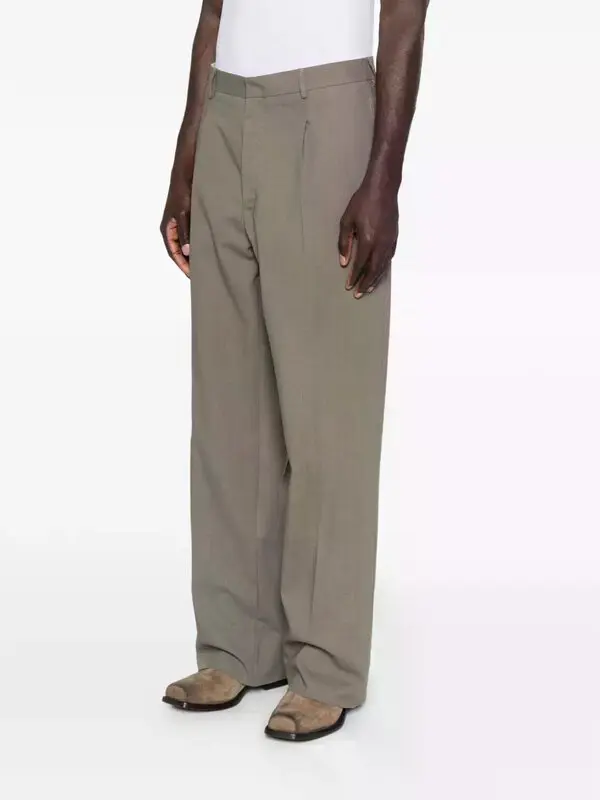 SECOND / LAYER Tio Pleated Straight-leg Trousers