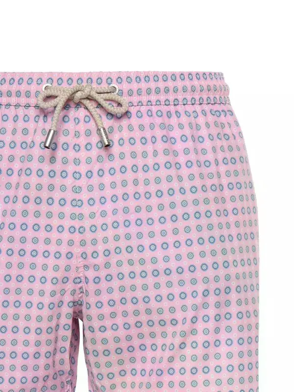 MC2 SAINT BARTH Geometric-print Swim Shorts