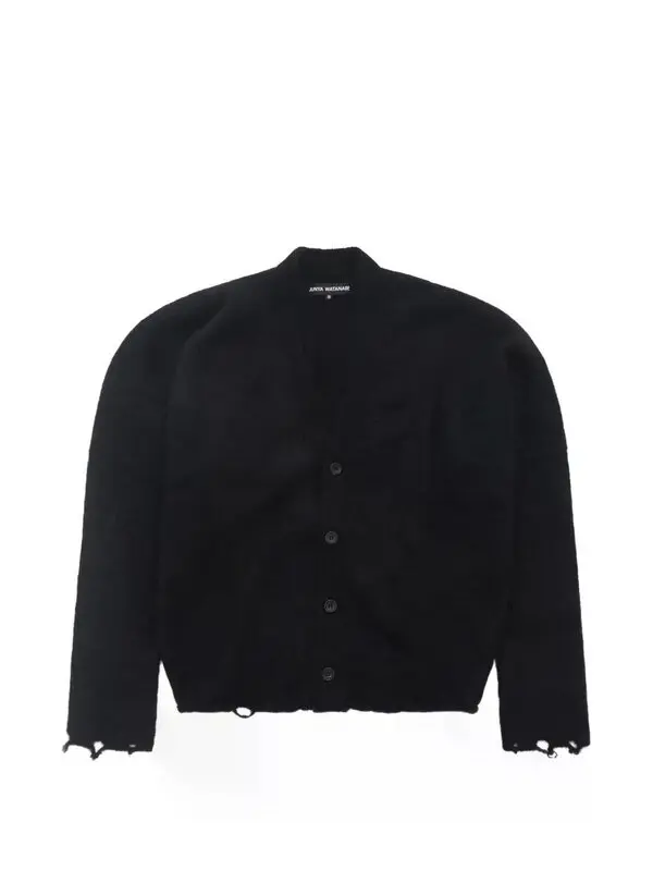 Junya Watanabe Distressed Asymmetric Cardigan