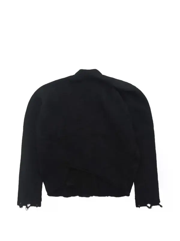 Junya Watanabe Distressed Asymmetric Cardigan