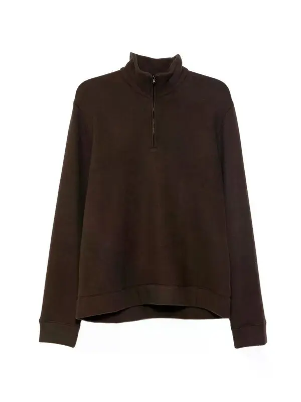 JAMES PERSE Half-zip Fleece Sweater