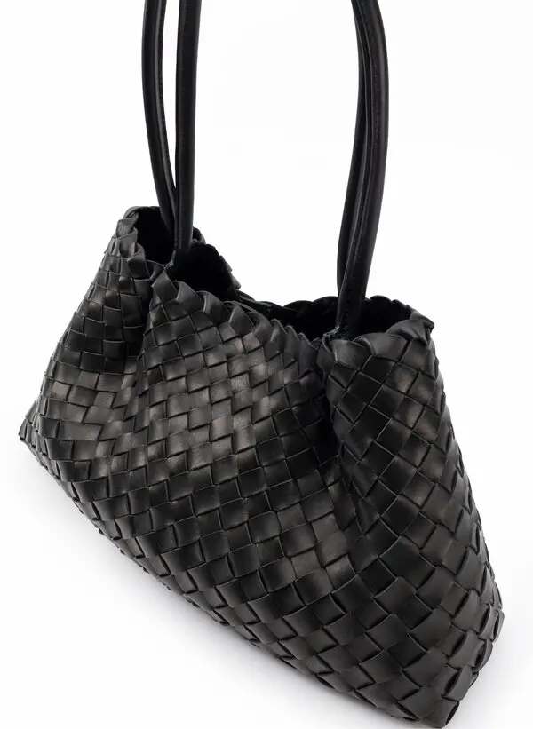 ELLEME Dimple Tote Medium Woven Leather