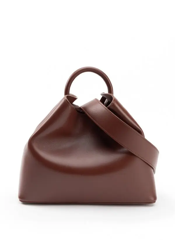 ELLEME Raisin Leather Bag - Russet