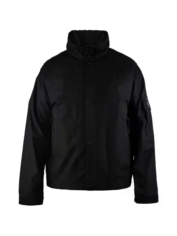 C.P. COMPANY Zip-up High Neck Jacket - Black