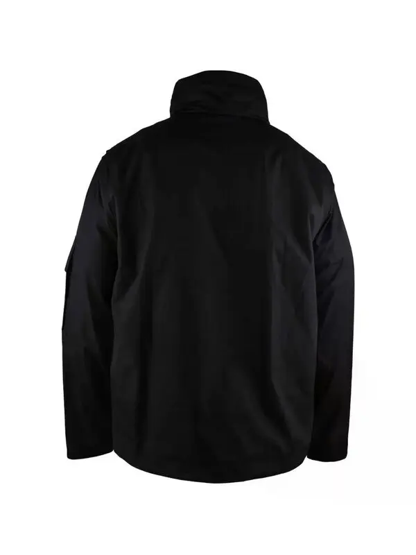 C.P. COMPANY Zip-up High Neck Jacket - Black