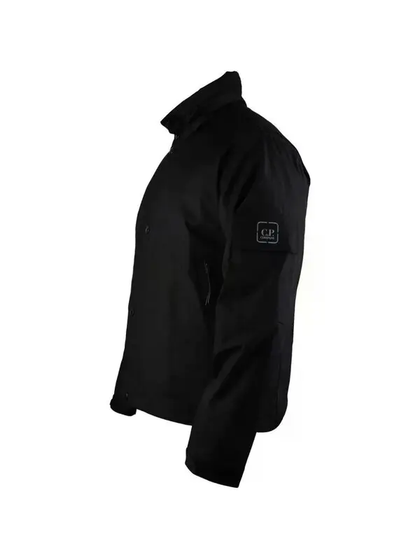 C.P. COMPANY Zip-up High Neck Jacket - Black