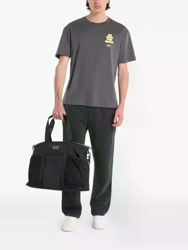 EA7 Graphic-print Cotton Jersey T-shirt