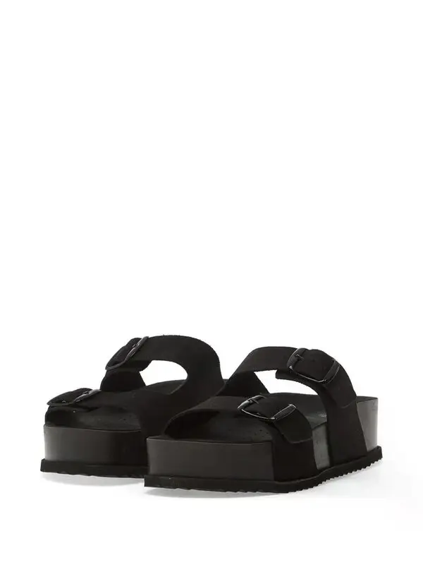 Geox Buckle-strap Platform Sandals