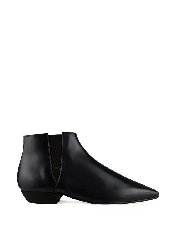 Loro Piana Elastic Leather Boots