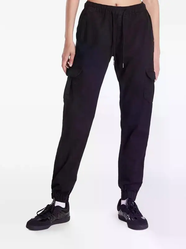 URBAN CLASSICS Drawstring-waist Cotton Track Pants