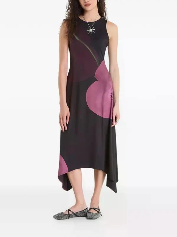 Desigual Floral-print Midi Dress