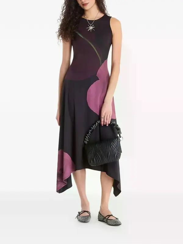 Desigual Floral-print Midi Dress