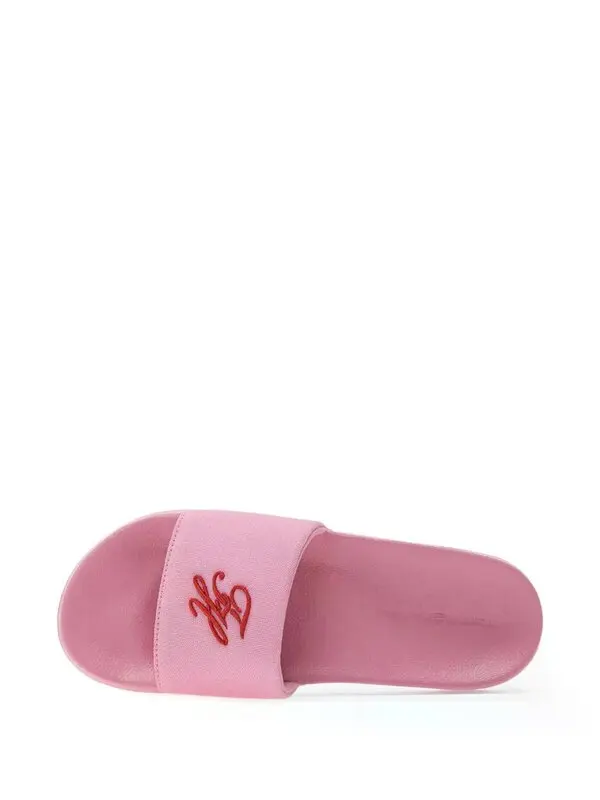 Tommy Hilfiger Logo-embroidered Slides