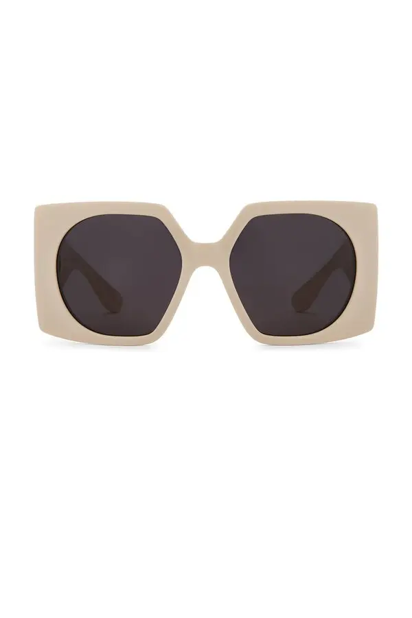 Valentino Garavani Square Acetate Sunglasses - Cream