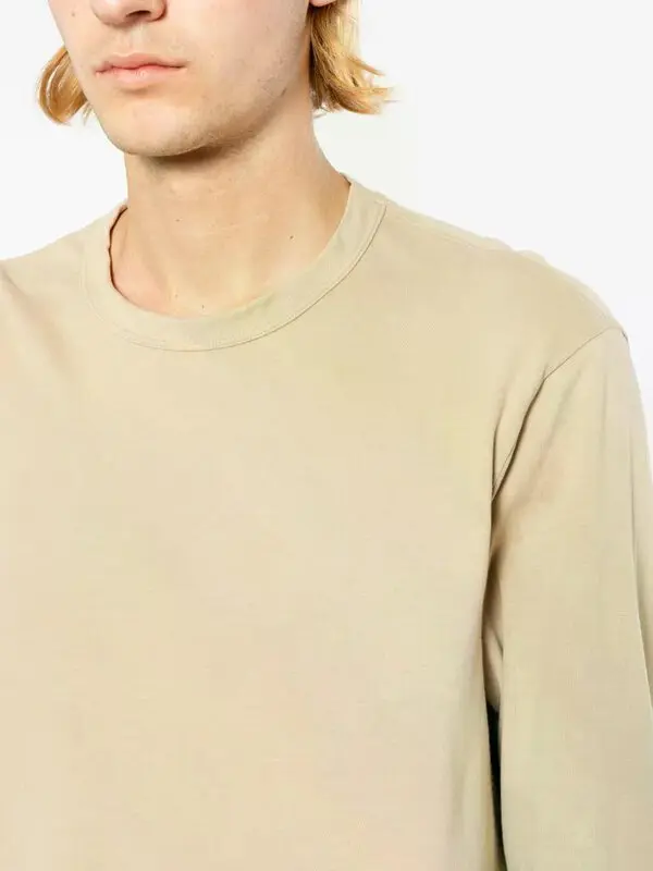 JAMES PERSE Jersey Long-sleeve T-shirt - Brown