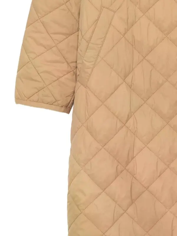 JAMES PERSE Quilted Shearling-collar Coat