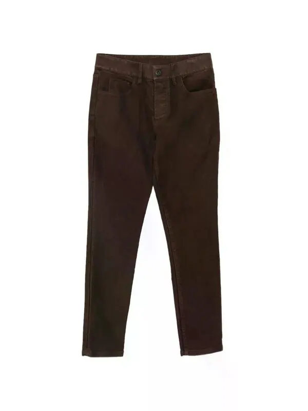 JAMES PERSE Moleskin Five-pocket Trousers - Brown