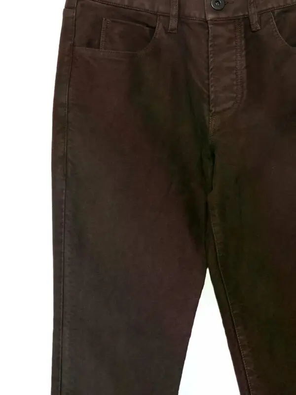 JAMES PERSE Moleskin Five-pocket Trousers - Brown