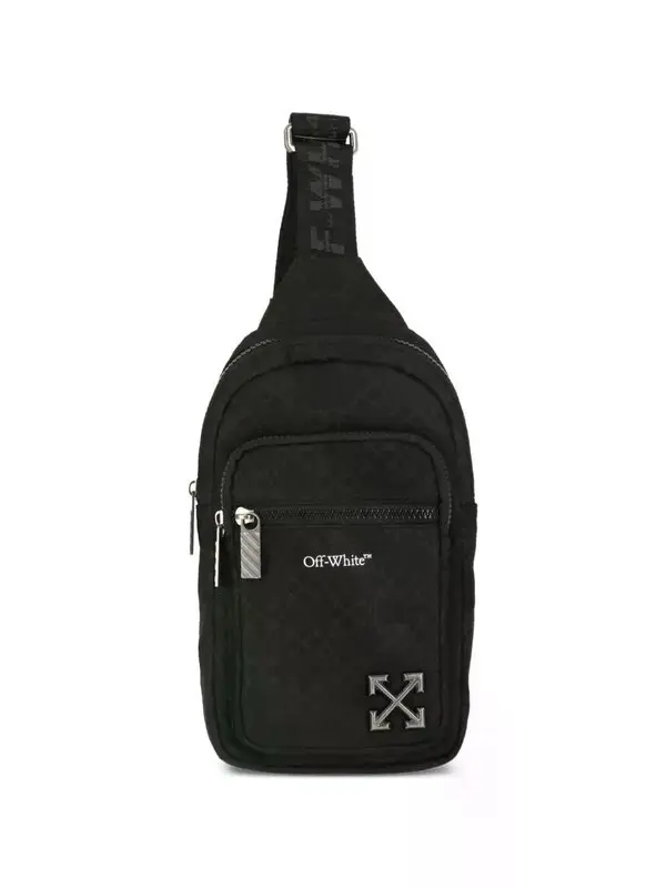 Off-White Monogram Messenger Bag - Black