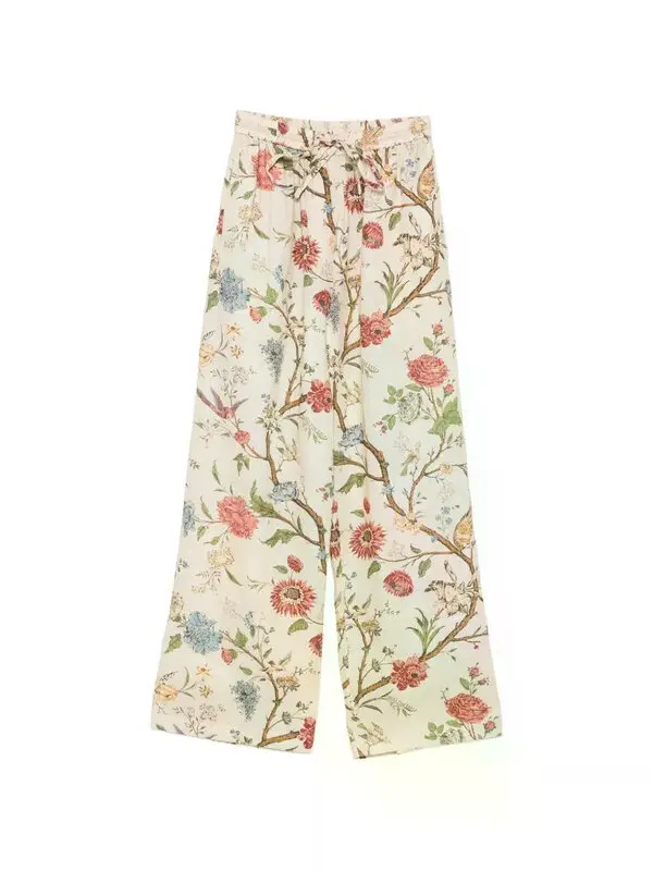INTO THE EAST Floral-print Drawstring Trousers
