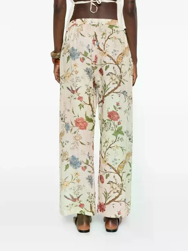 INTO THE EAST Floral-print Drawstring Trousers