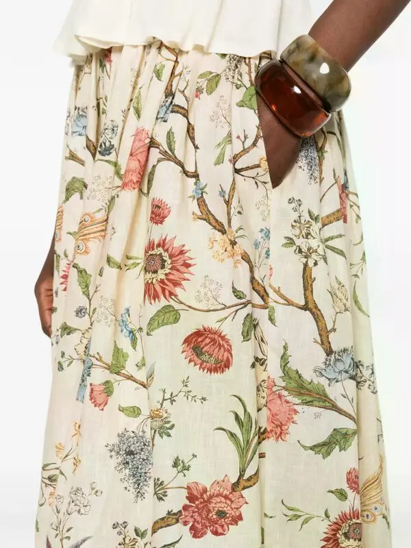INTO THE EAST Floral Print Palazzo Pants