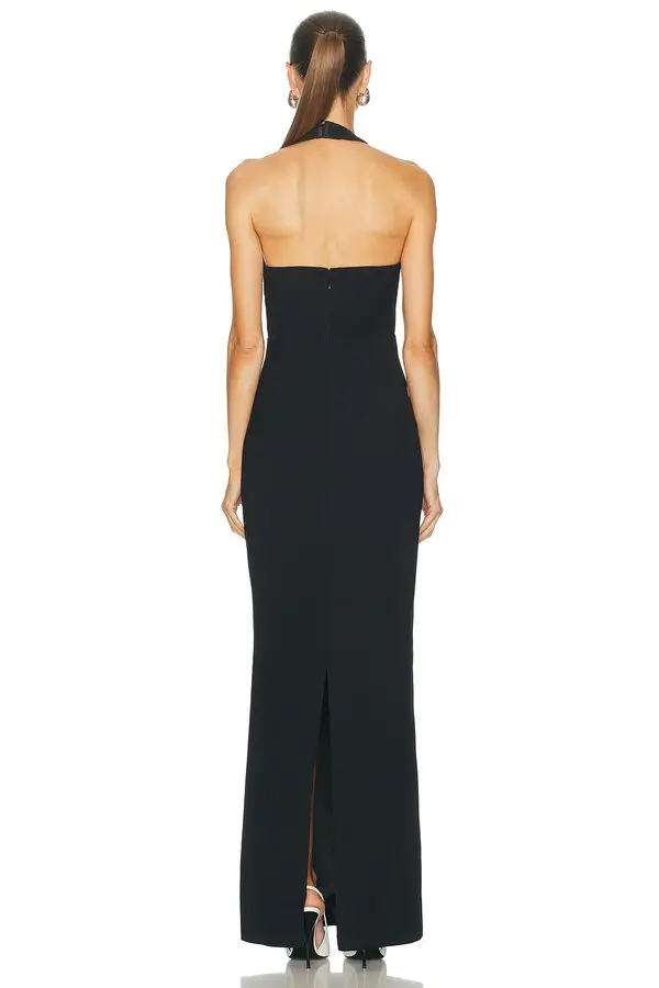 THE NEW ARRIVALS ILKYAZ OZEL Asena Dress - Dark Matter