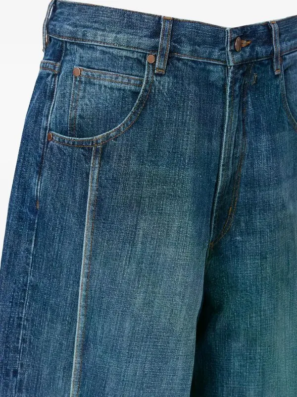 NO44 Nari Seam-detail Jeans