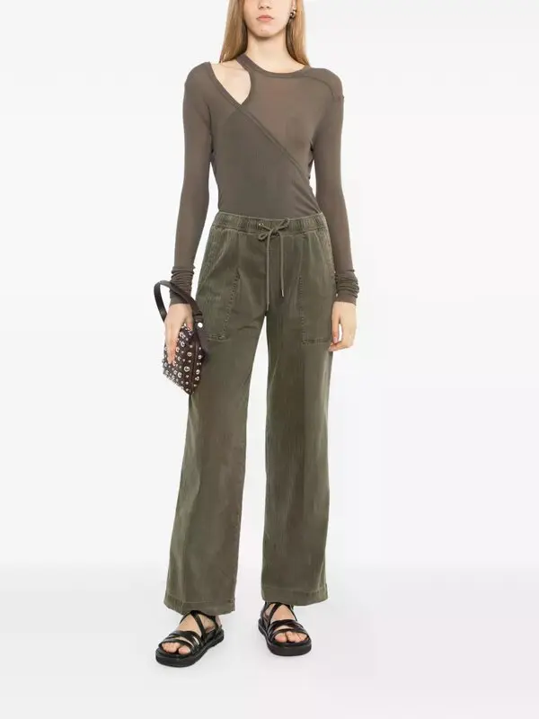 JAMES PERSE Herringbone Trousers