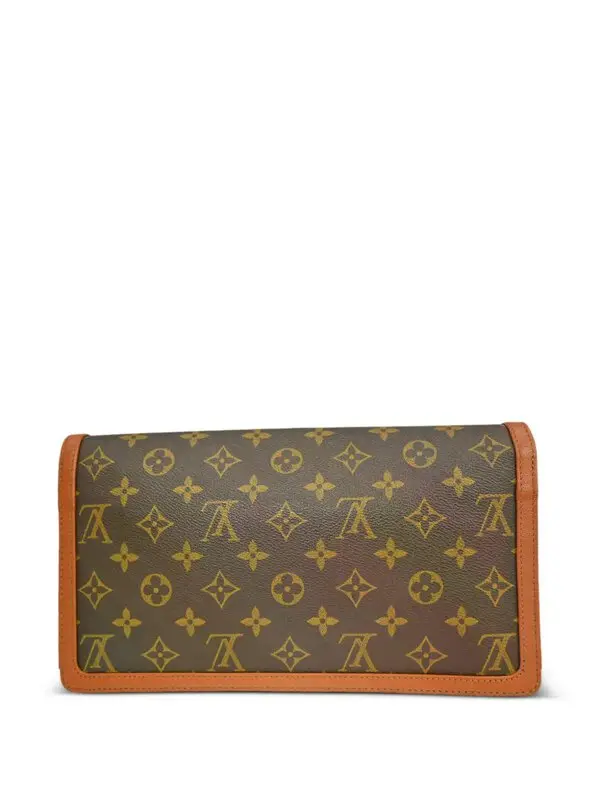 LOUIS VUITTON 1997 Monogram Dame Gm Clutch