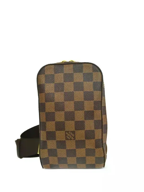 LOUIS VUITTON 2004 Geronimos Damier Belt Bag - Brown