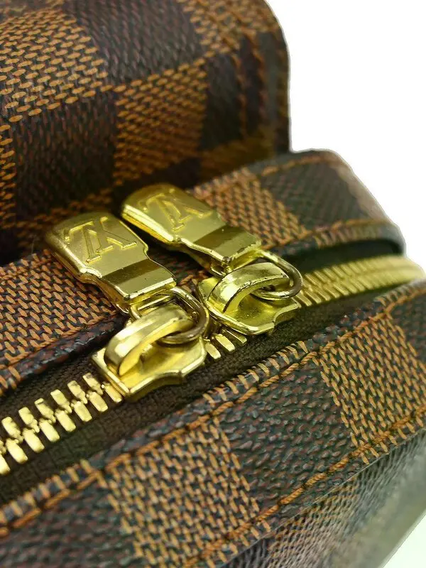 LOUIS VUITTON 2004 Geronimos Damier Belt Bag - Brown