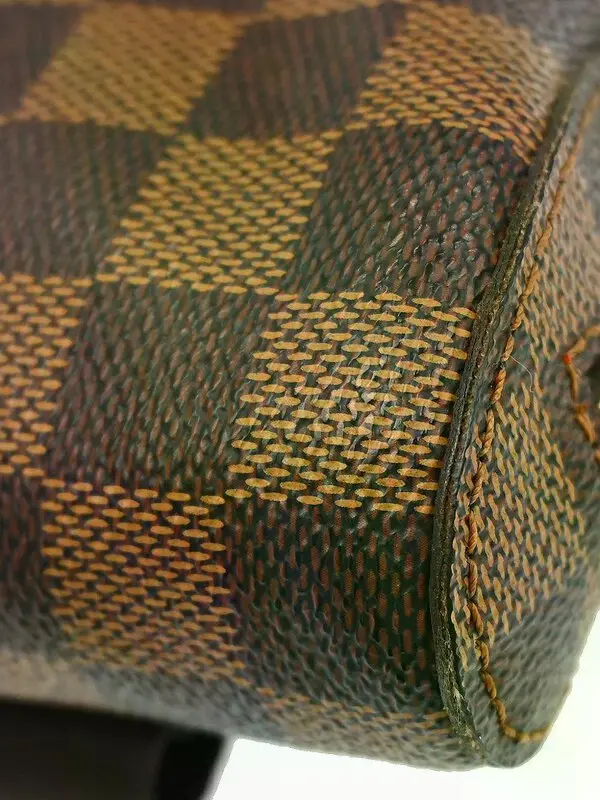 LOUIS VUITTON 2004 Geronimos Damier Belt Bag - Brown