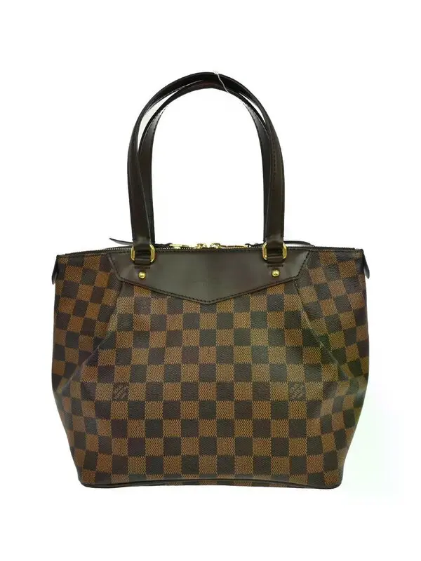 LOUIS VUITTON 2011 Westminster Pm Damier Tote Bag - Brown