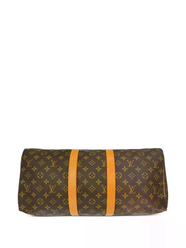 LOUIS VUITTON 1995 Keepall Monogram Luggage - Brown