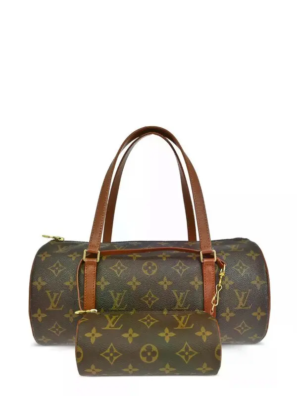 LOUIS VUITTON 2001 Papillon 30 Monogram Handbag - Brown