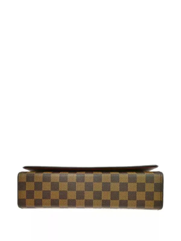 LOUIS VUITTON 2001 Tribeca Carre Damier Shoulder Bag - Brown
