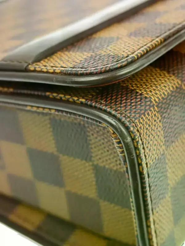 LOUIS VUITTON 2001 Tribeca Carre Damier Shoulder Bag - Brown