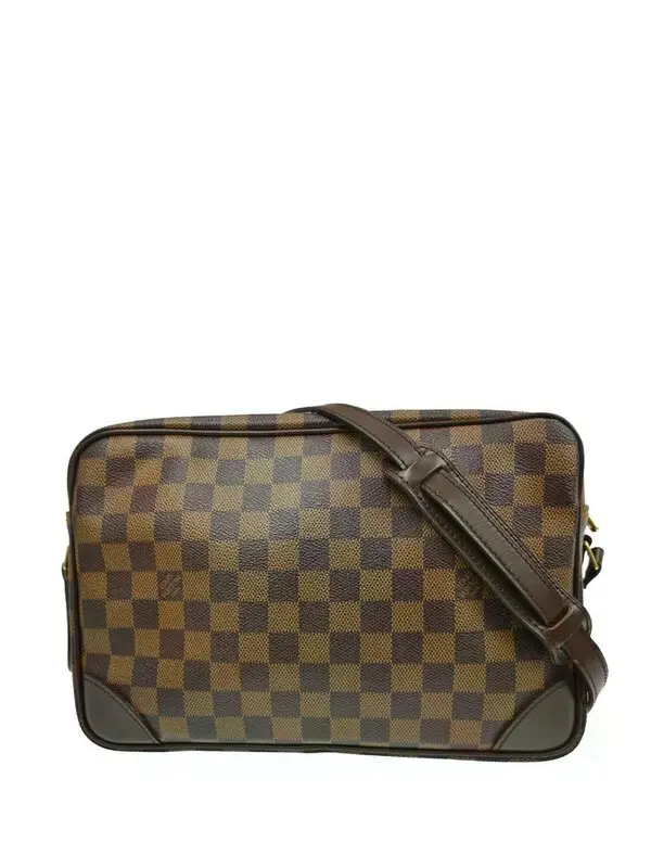 LOUIS VUITTON 2002 Trocadero Damier Shoulder Bag - Brown