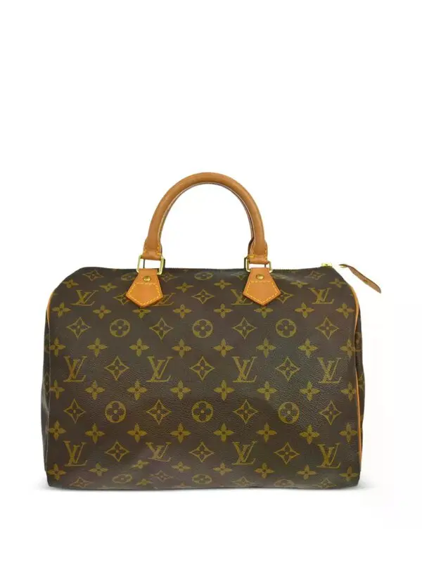 LOUIS VUITTON 2000 Monogram Speedy Luggage - Brown