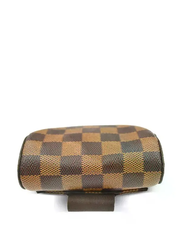 LOUIS VUITTON 2004 Damier Geronimos Belt Bag - Brown