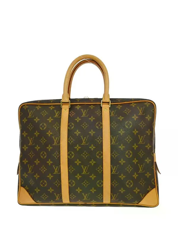 LOUIS VUITTON 2010 Porte Documents Voyage Handbag - Brown