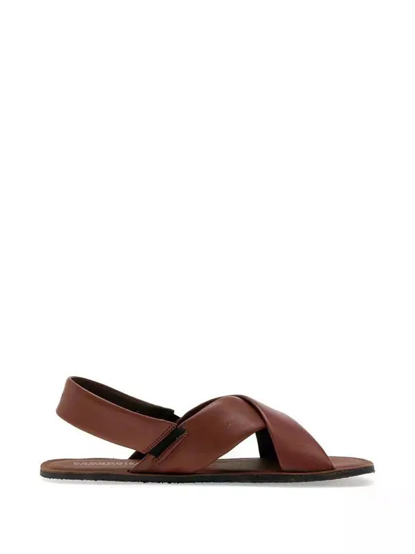 GROUNDIES Crossover-strap Slingback Sandals